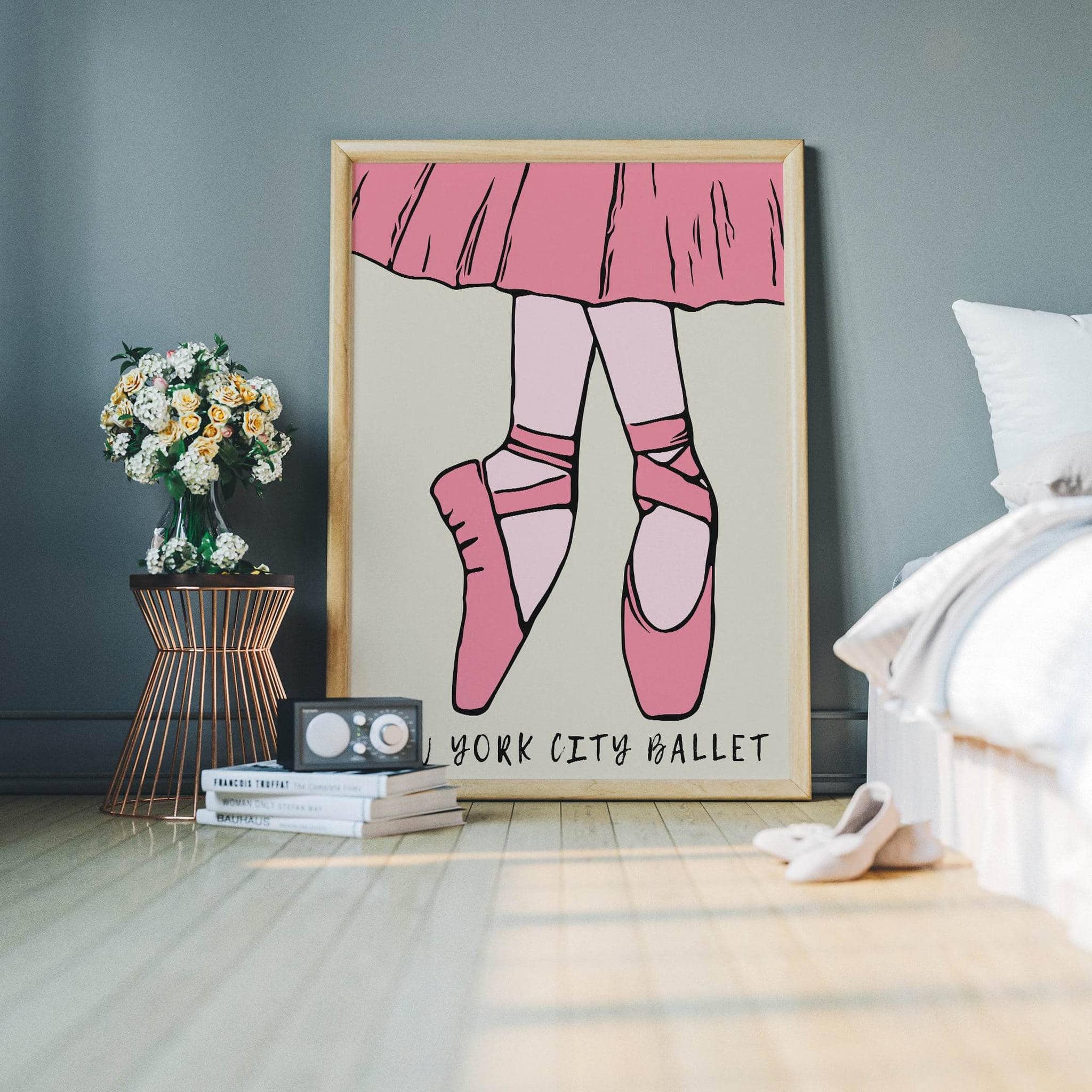 Pink Pointe Shoes Ballet Poster – HypeSheriff