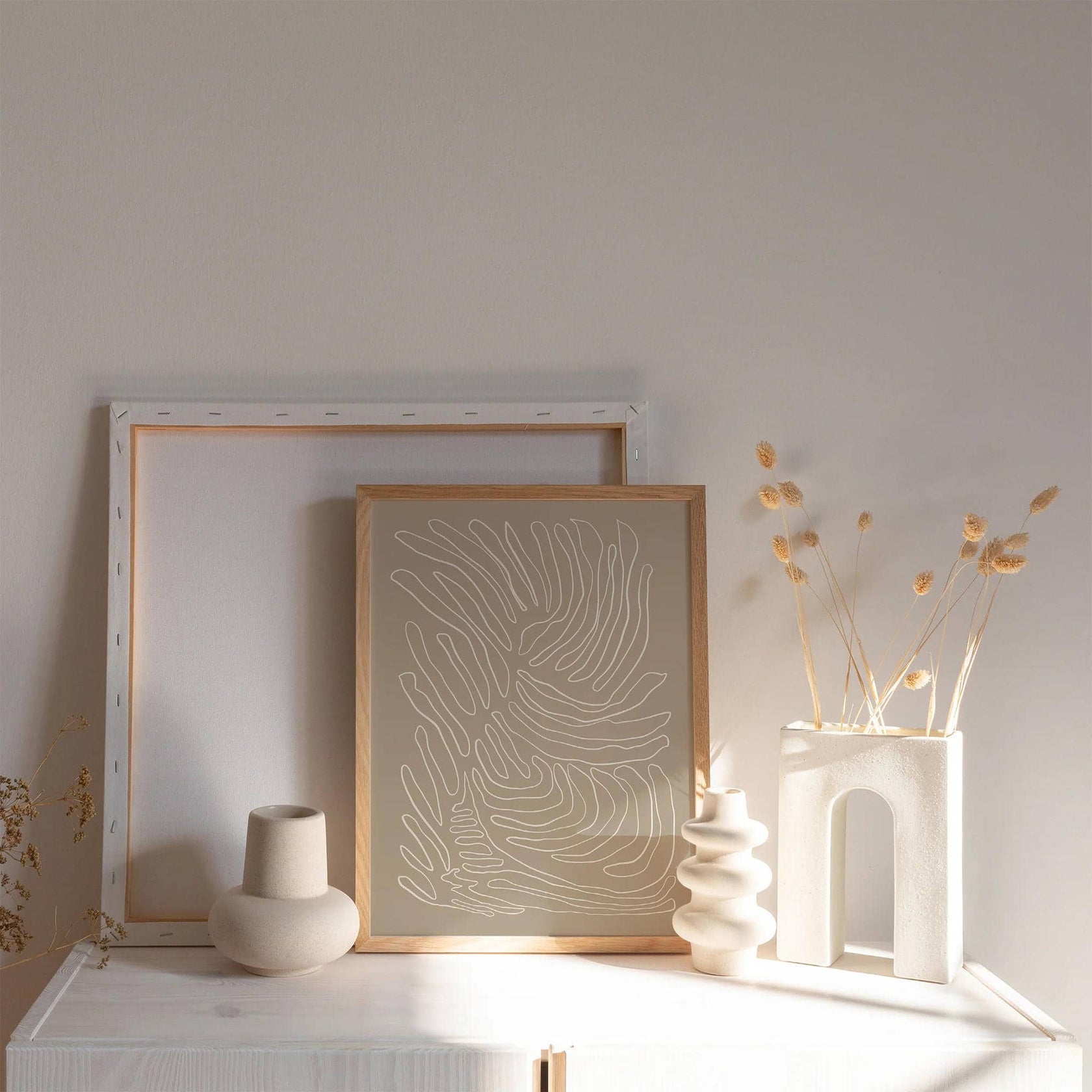 Minimalist Beige Poster – HypeSheriff