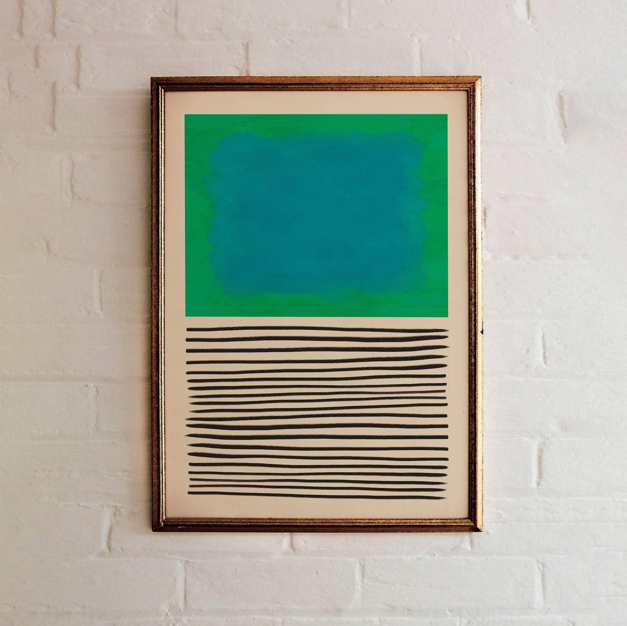 Modern Rothko Inspired Green Poster – HypeSheriff