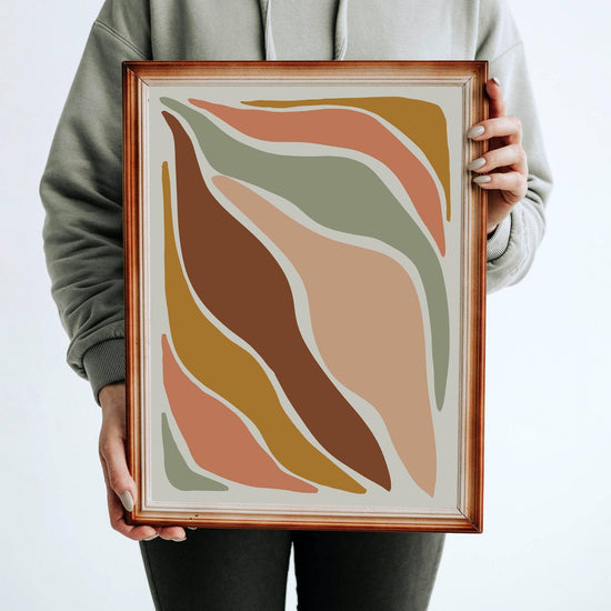 Boho Abstract Colorblocks Poster – HypeSheriff