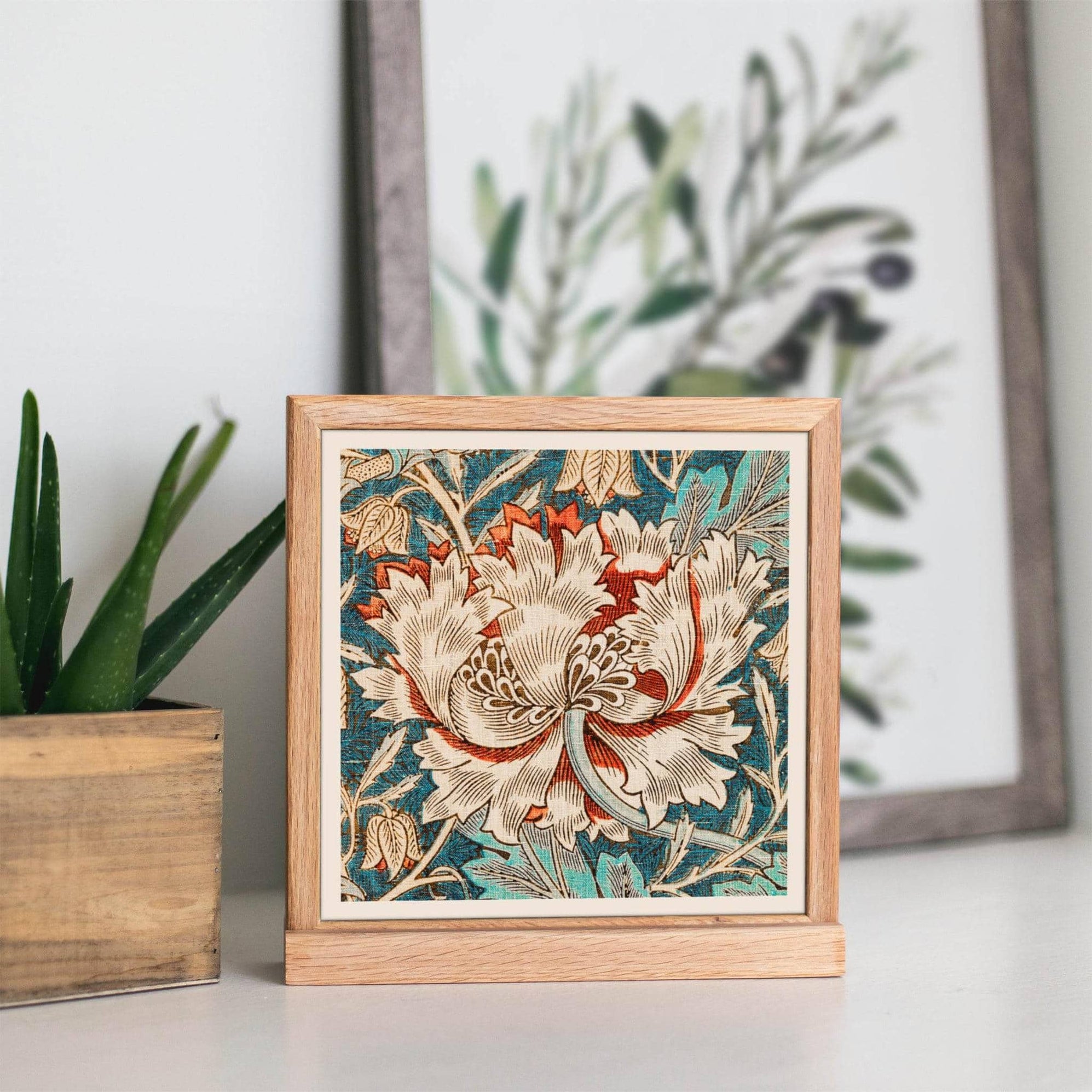 Vintage Flower Square Print — HypeSheriff US