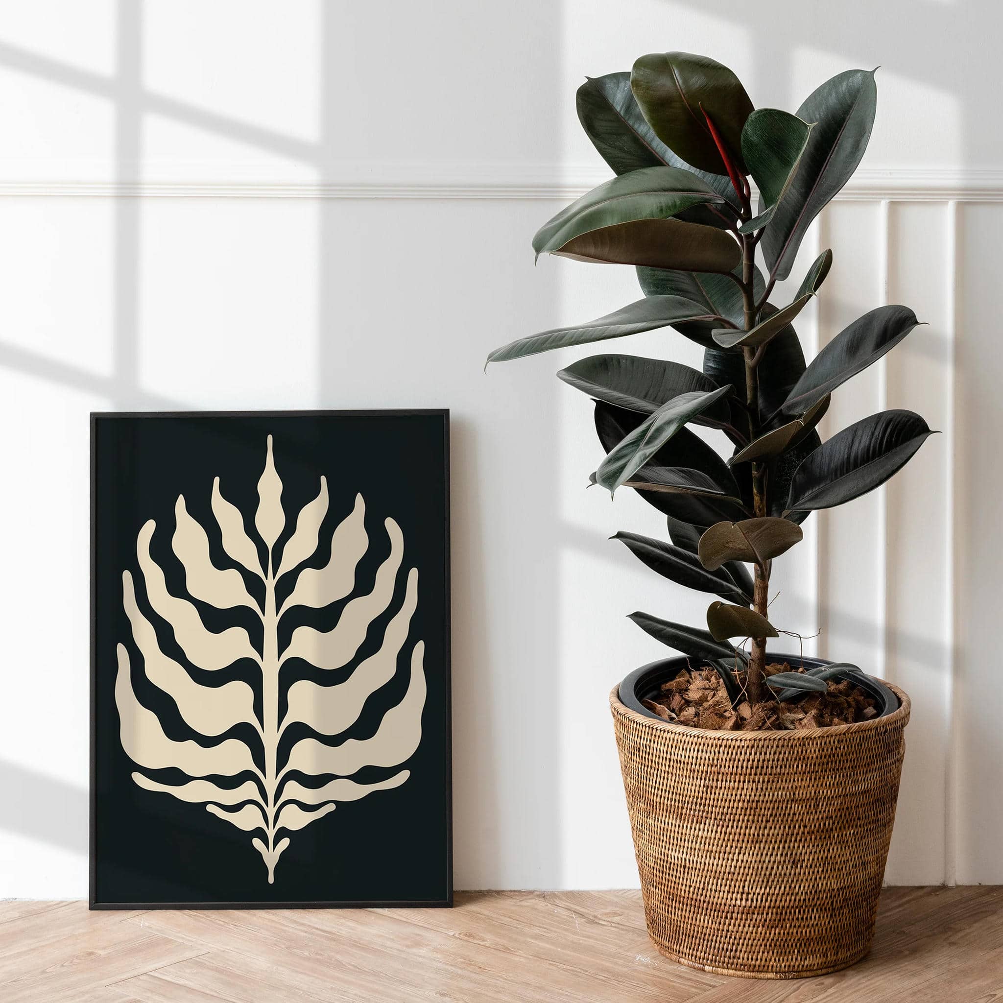 Victorian Leaf Poster – HypeSheriff