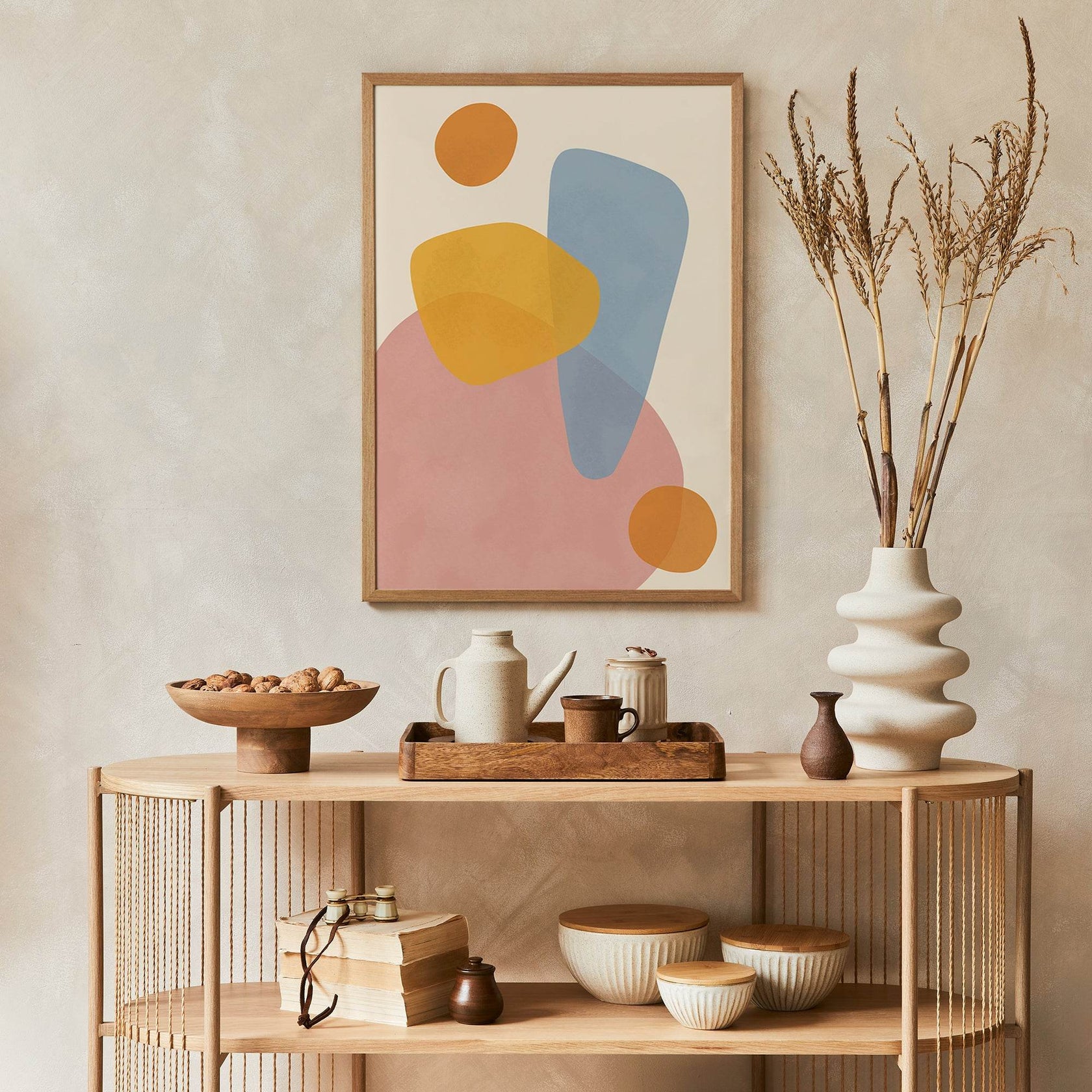 Abstract Colorful Shapes Poster – HypeSheriff