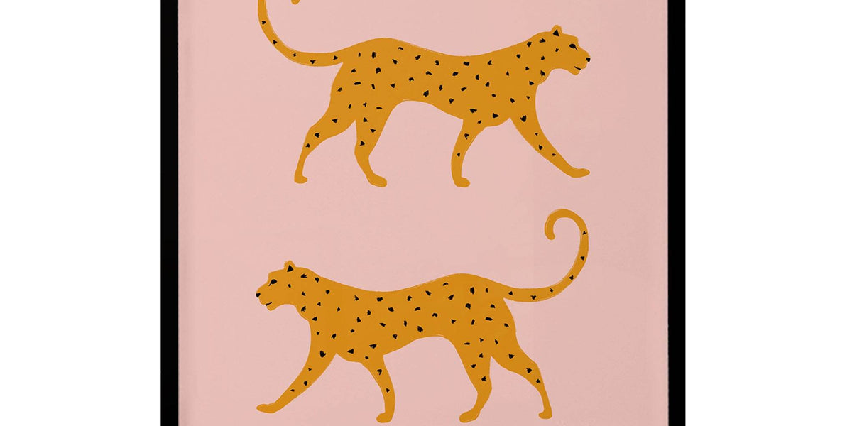 Leopards Square Art Print — HypeSheriff US