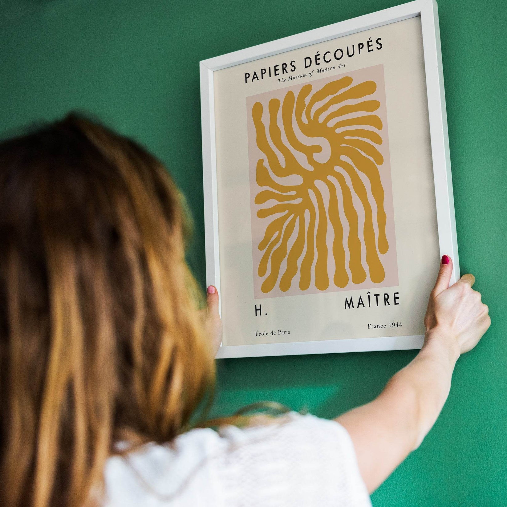 Yellow Botanical Shape Poster – HypeSheriff