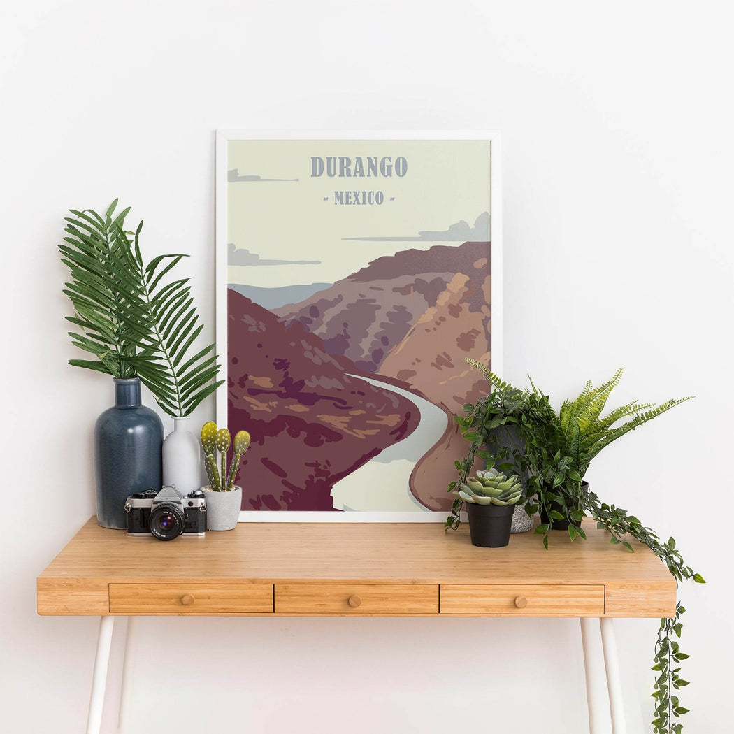 Durango - Mexico Travel Poster — HypeSheriff US