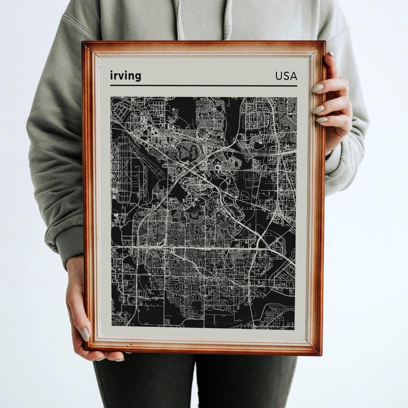 Irving USA - City Map Poster – HypeSheriff