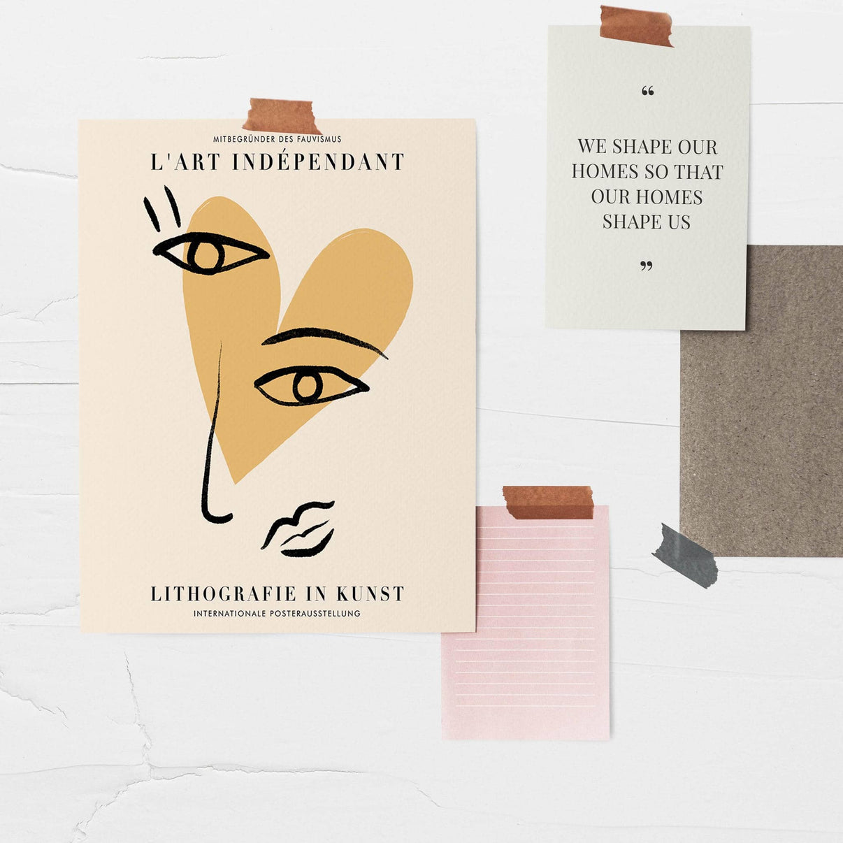 Line Art Litografie Poster – HypeSheriff