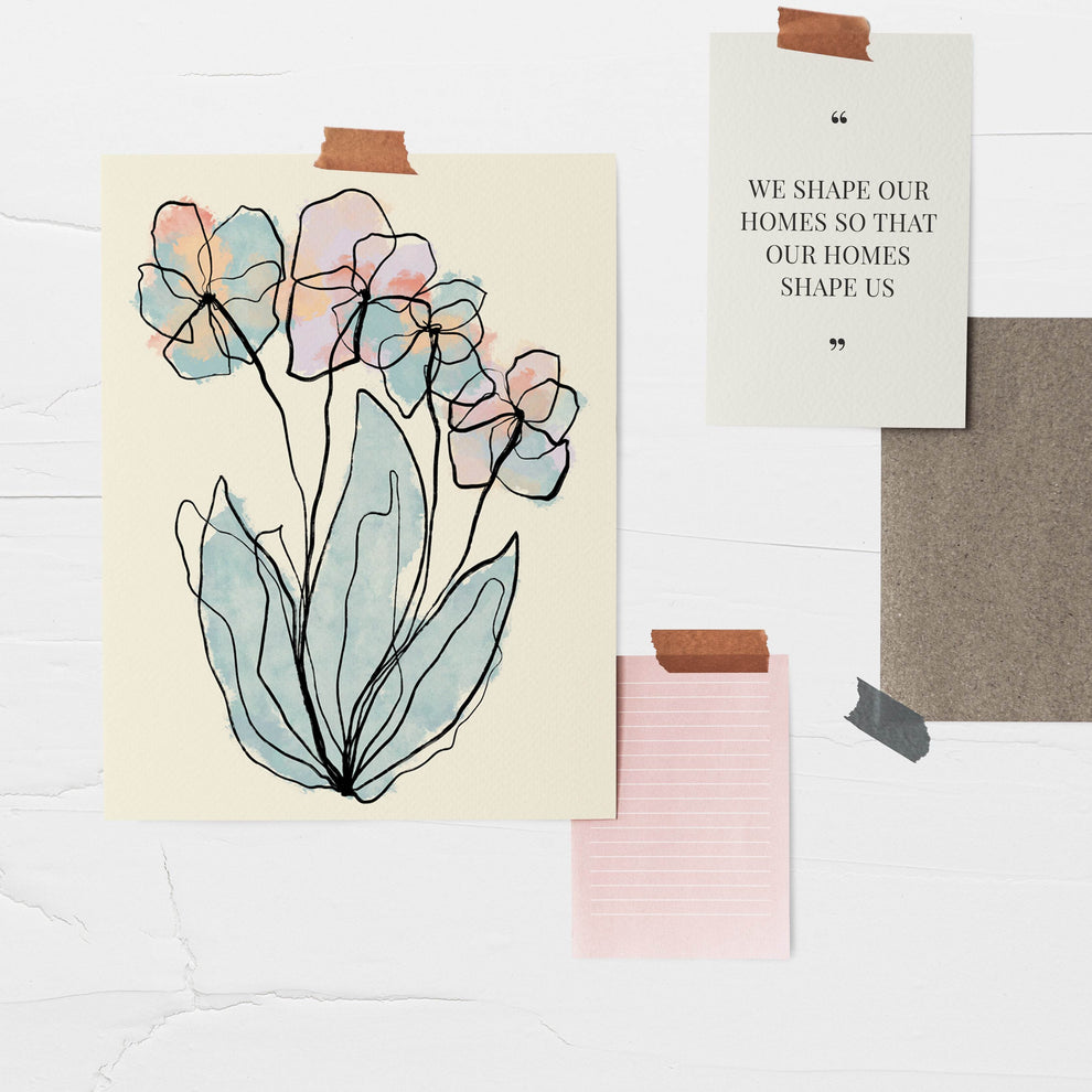 Hand-drawn Bouquet Poster – HypeSheriff