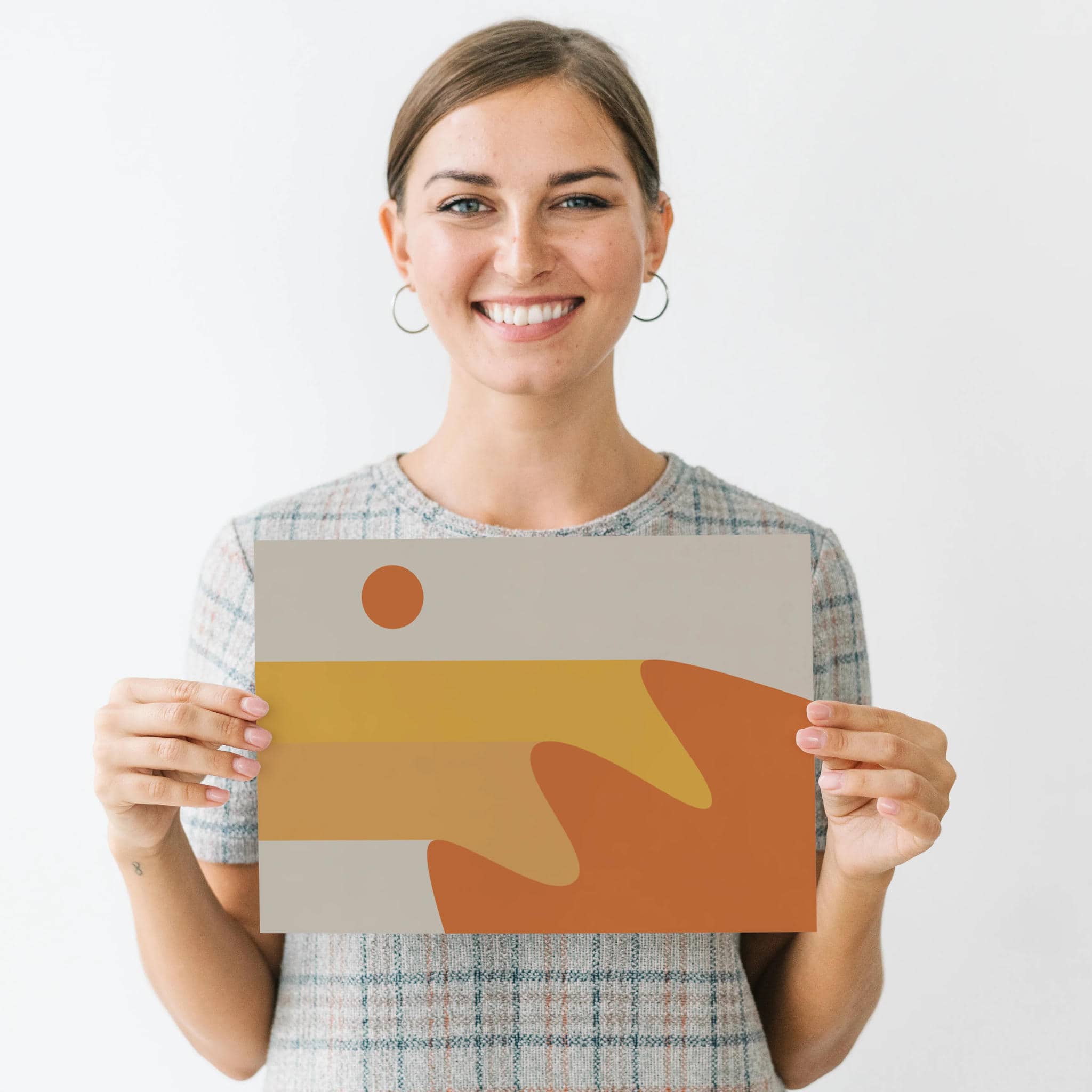 Modern Sunset Poster - Mid-Century Modern Print – HypeSheriff