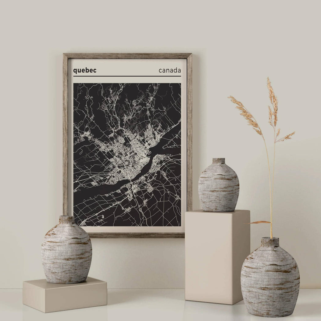 Quebec, Canada - Map Poster — HypeSheriff US