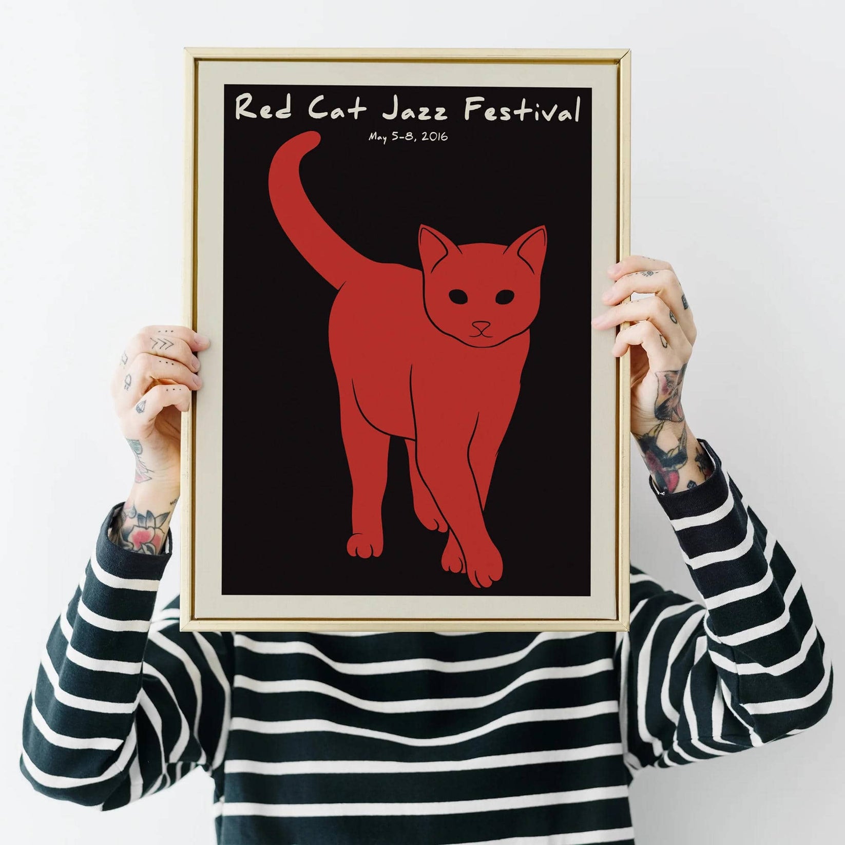 Red Cat Jazz Festival Poster – HypeSheriff