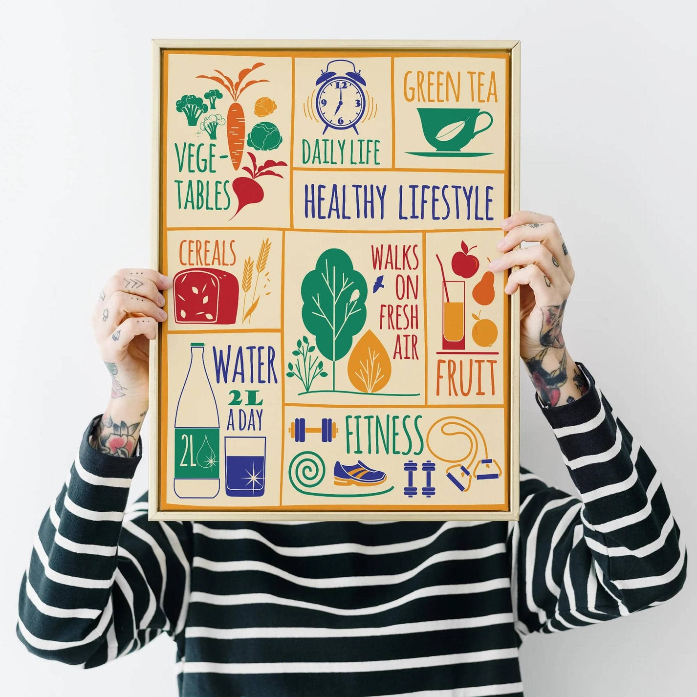 Healthy Lifestyle Poster – HypeSheriff