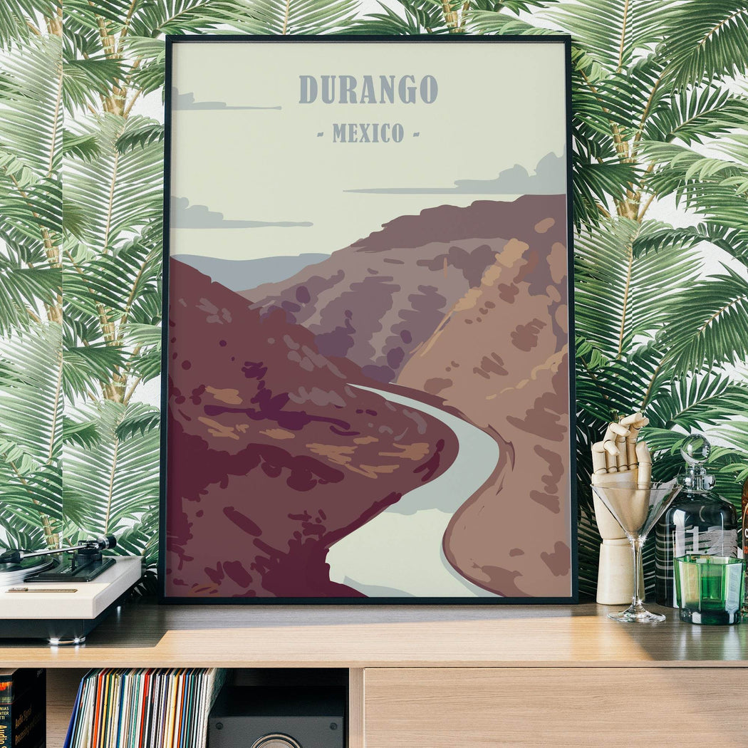 Durango - Mexico Travel Poster — HypeSheriff US
