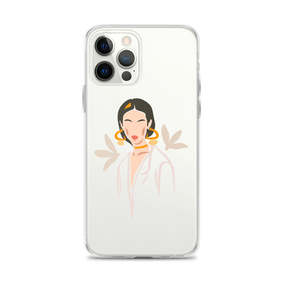 Bohemian Chic Woman iPhone Case — HypeSheriff US