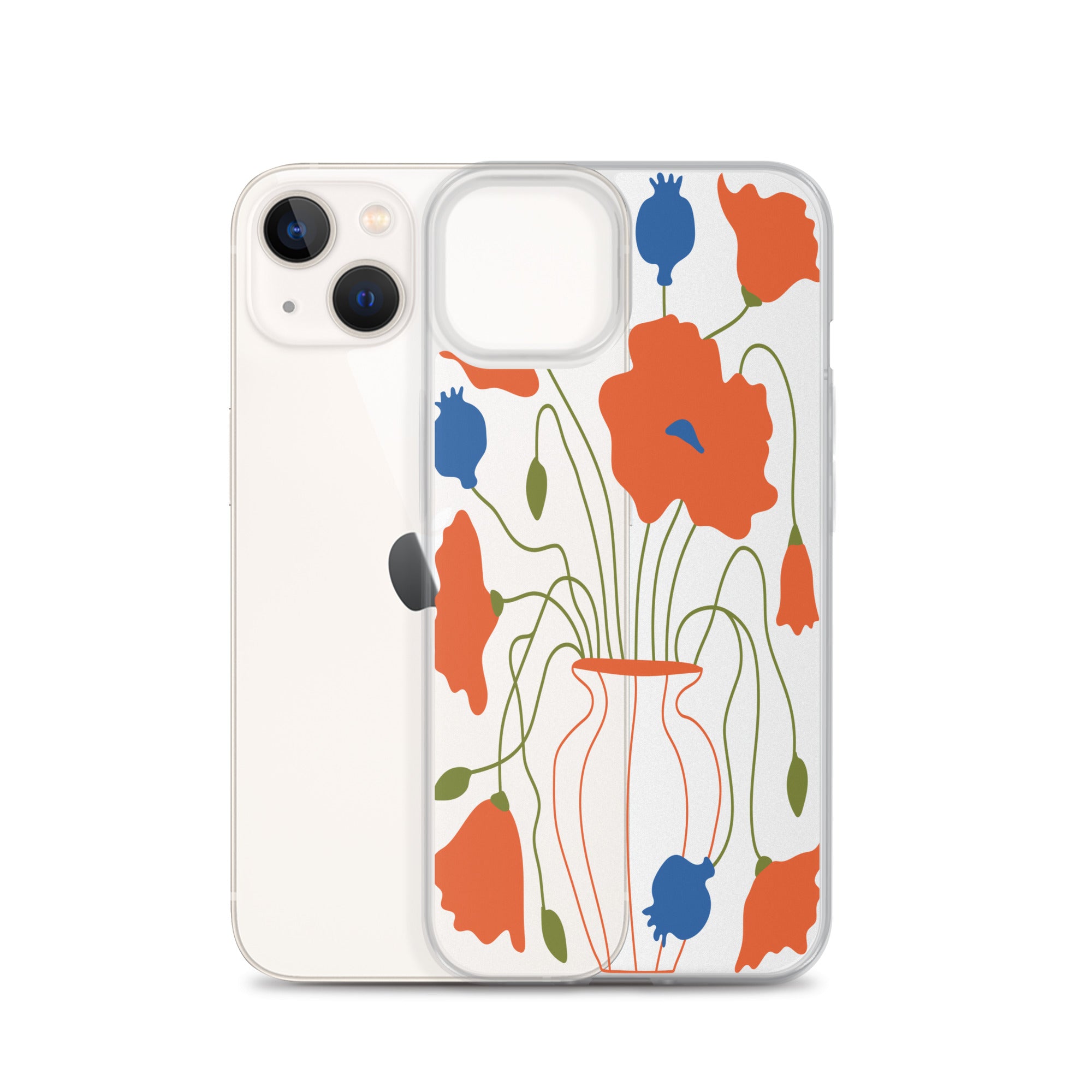 Danish Design Poppies Flower iPhone Case – HypeSheriff