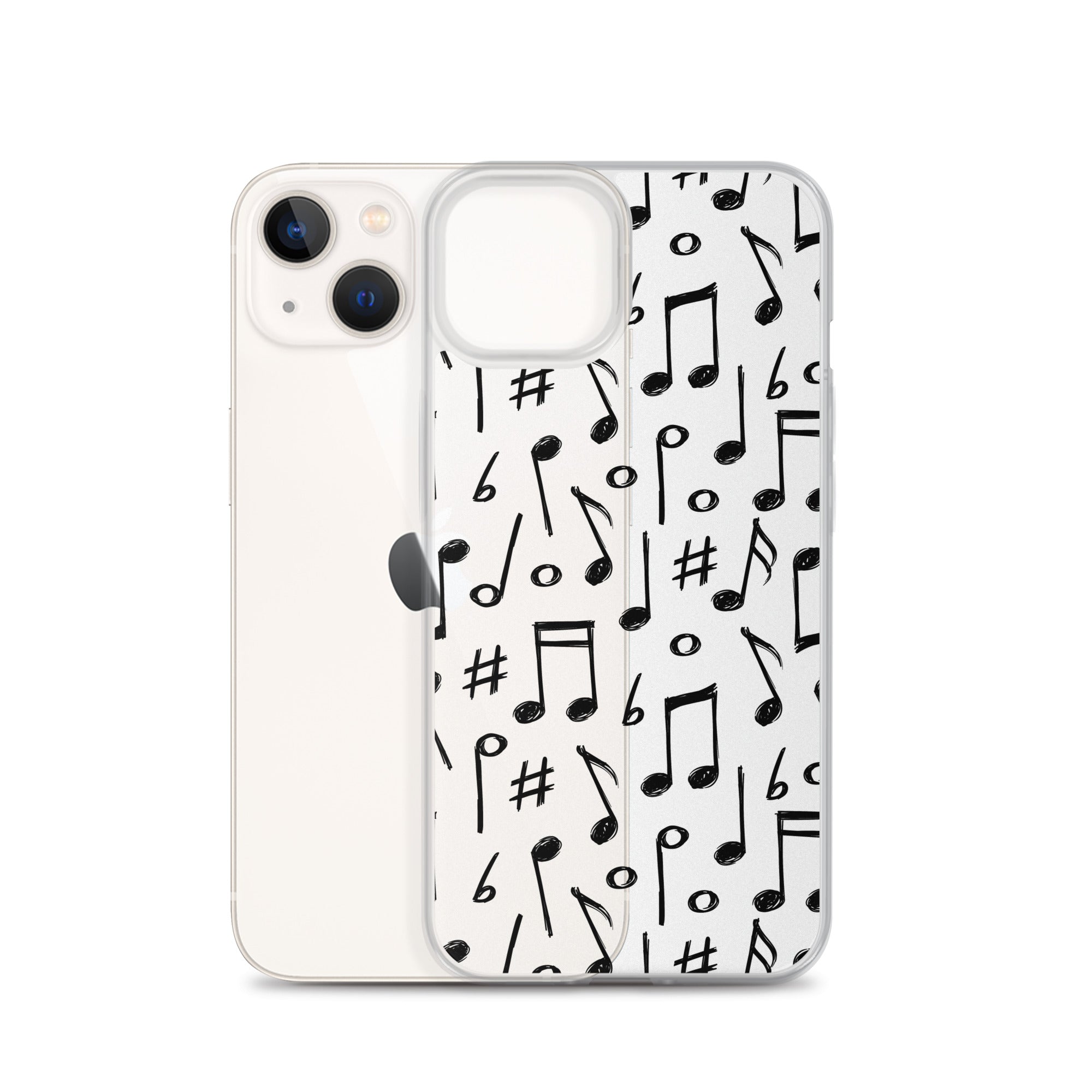 Jazz Music Notes Pattern iPhone Case – HypeSheriff