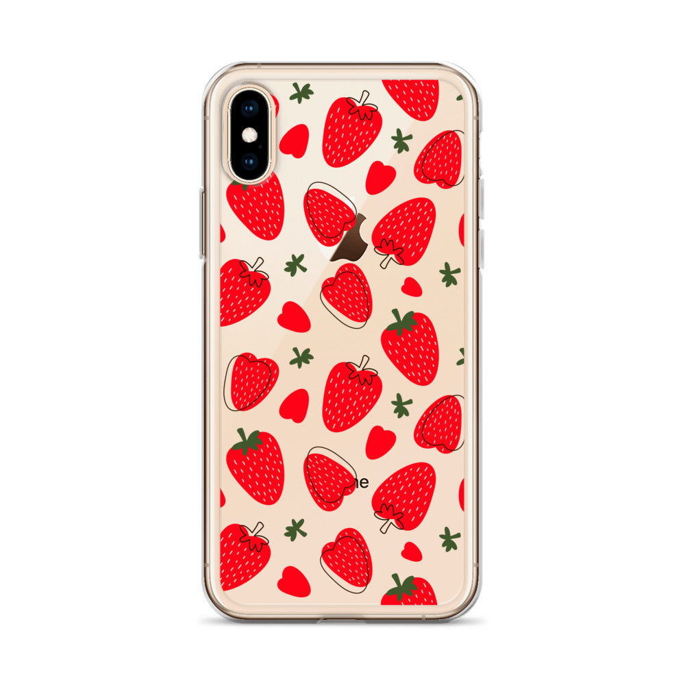 Strawberries Pattern iPhone Case – HypeSheriff