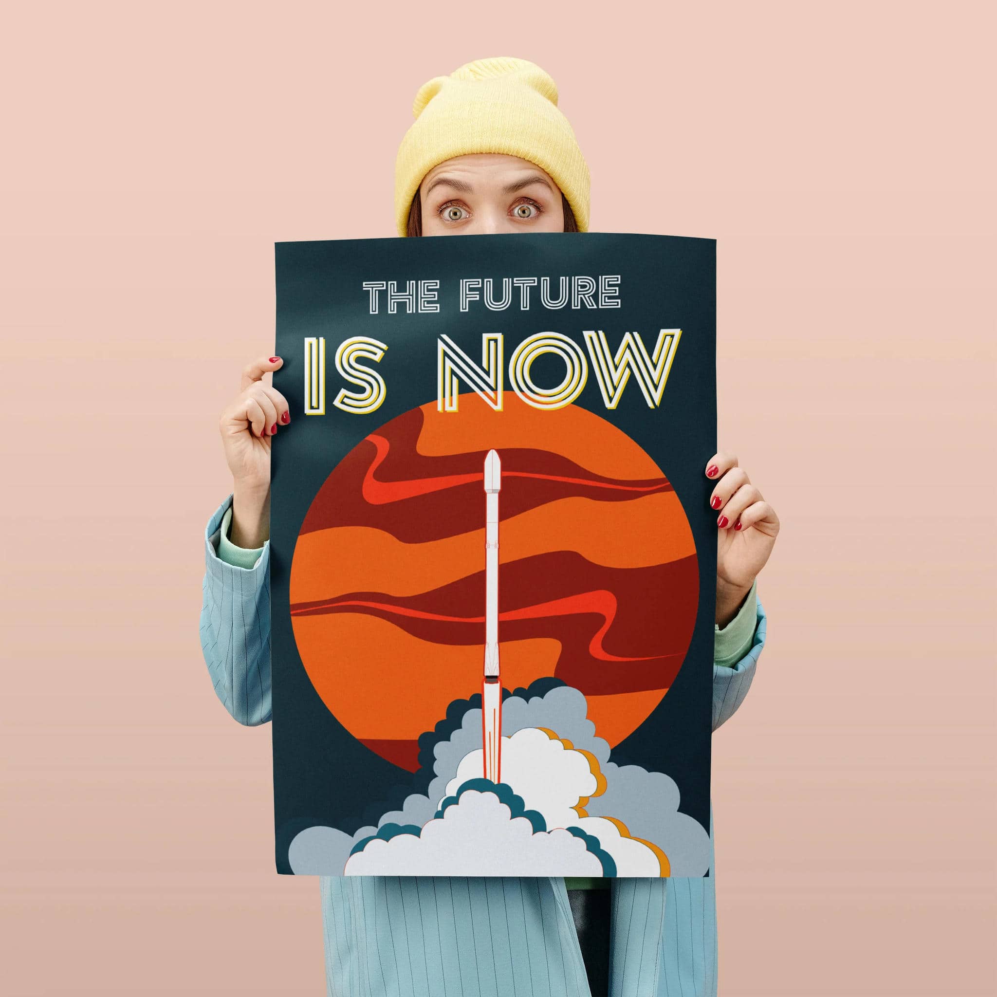 Falcon Rocket Poster - THE FUTURE IS NOW — HypeSheriff US