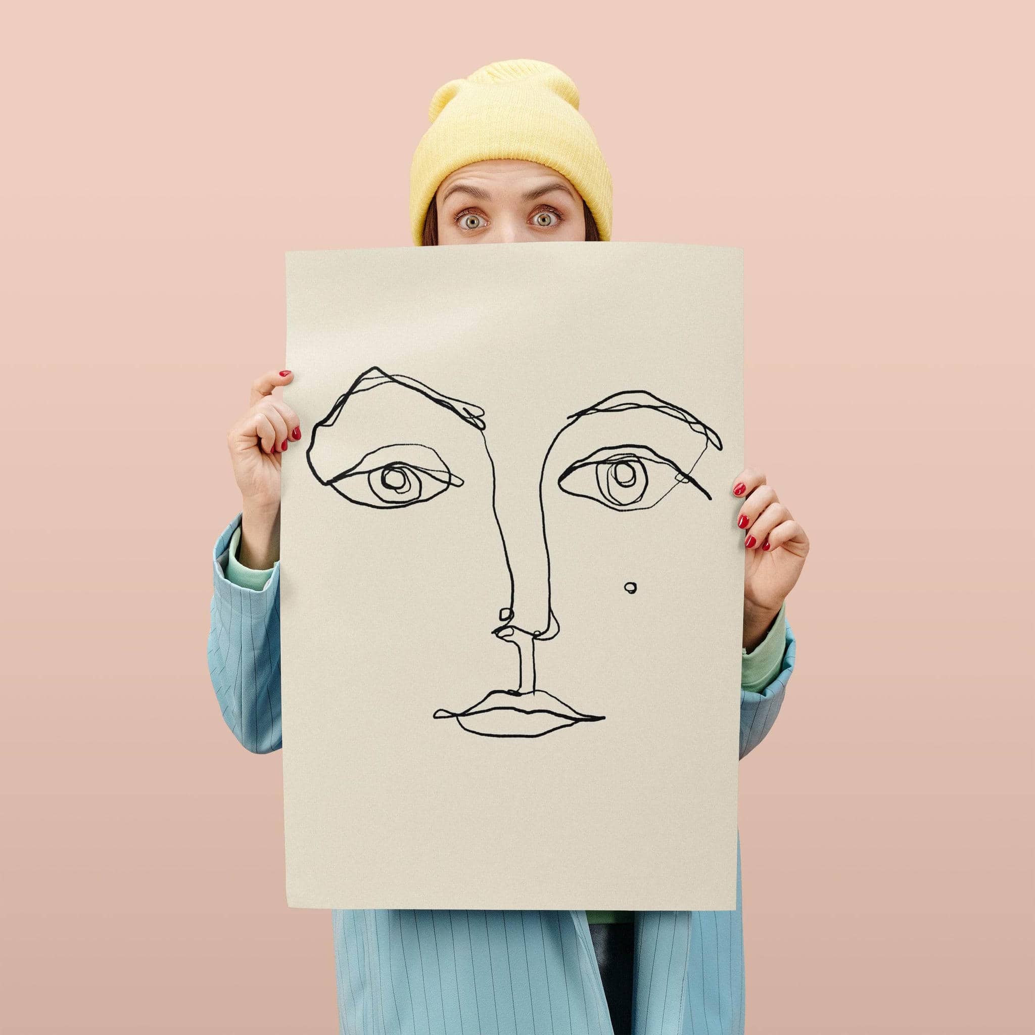 Line Face Poster – HypeSheriff