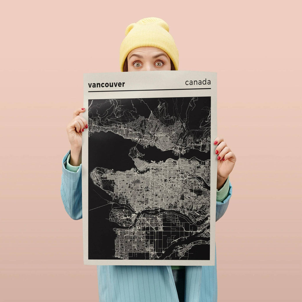 Vancouver - Canada | City Map Poster — HypeSheriff