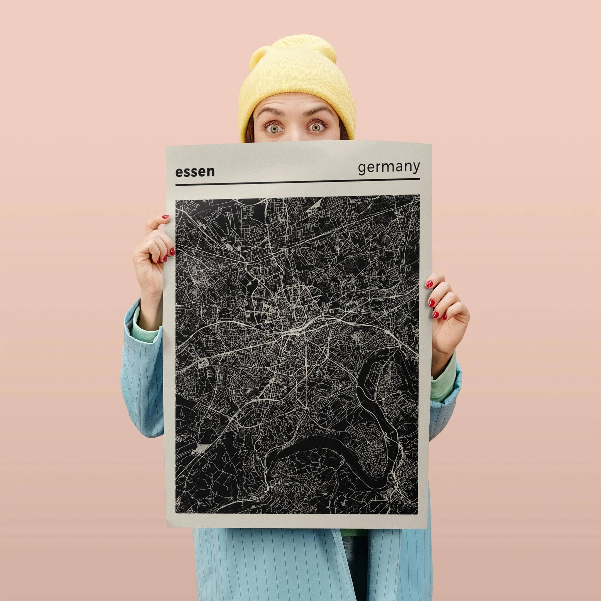 Essen Germany Map Poster — HypeSheriff US