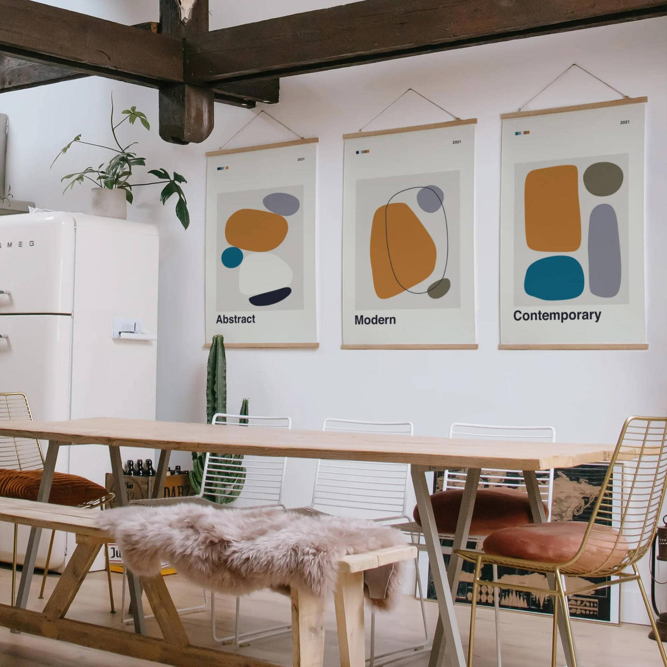 Set of 3 Contemporary Posters – HypeSheriff