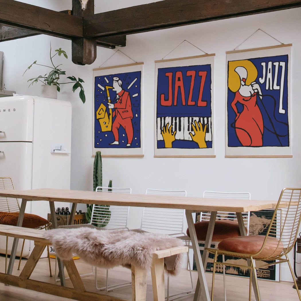 Set of 3 Matching Jazz Posters — HypeSheriff US