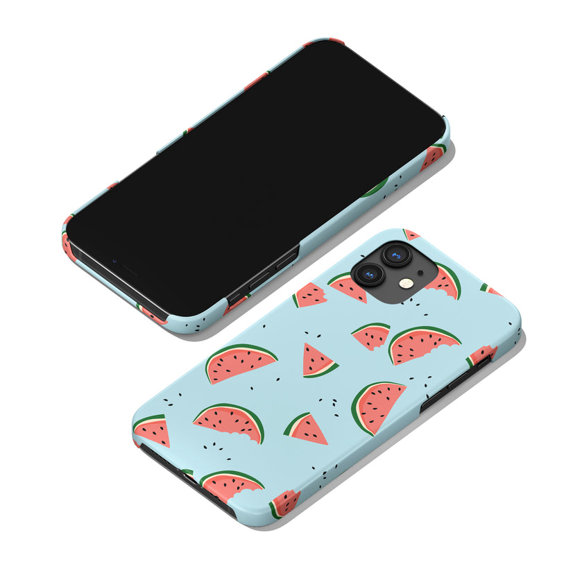 Cute iPhone 12 case with cute watermelon pattern – HypeSheriff