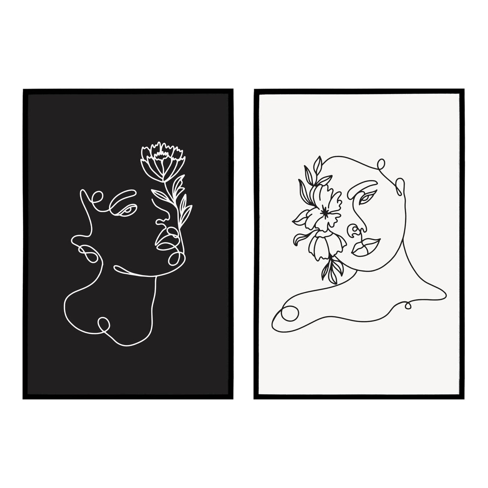 Set of 2 Line Art Poster – HypeSheriff