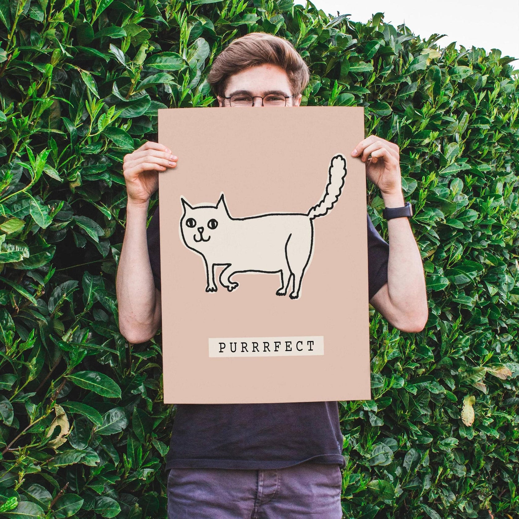 PURRRFECT Cat Poster – HypeSheriff