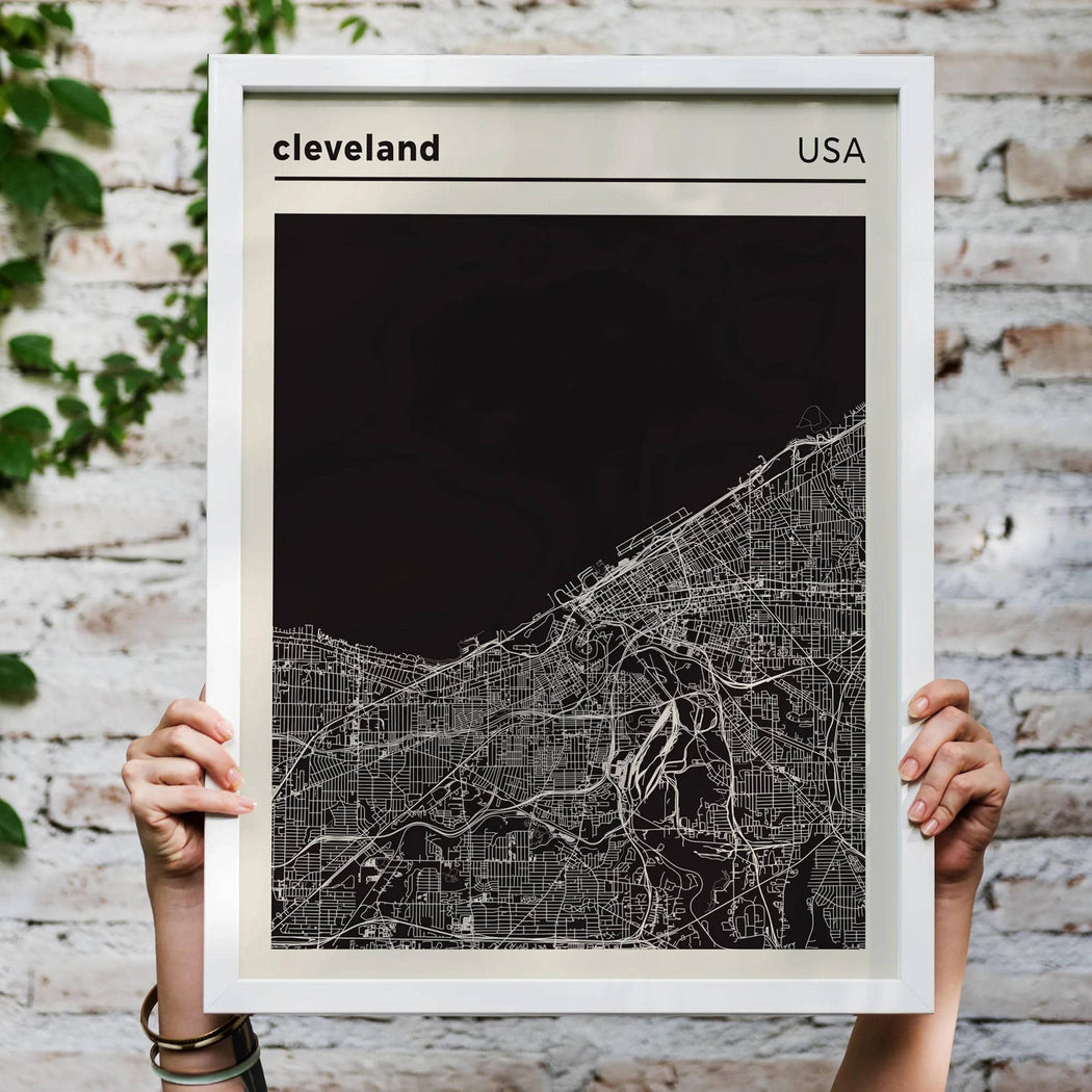 Cleveland Map Poster — HypeSheriff US