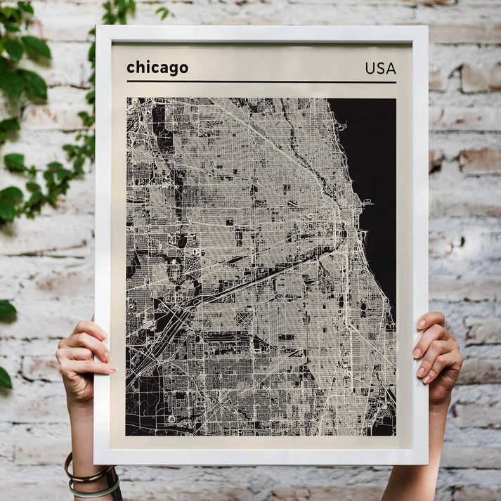 Chicago Map Poster – HypeSheriff