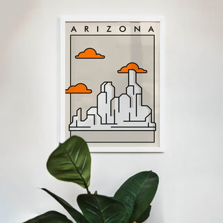 Arizona Travel Poster | Iconic Posters, Original Art Prints – HypeSheriff