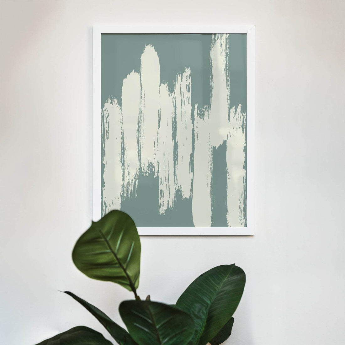 Abstract Brush Painting Print – HypeSheriff