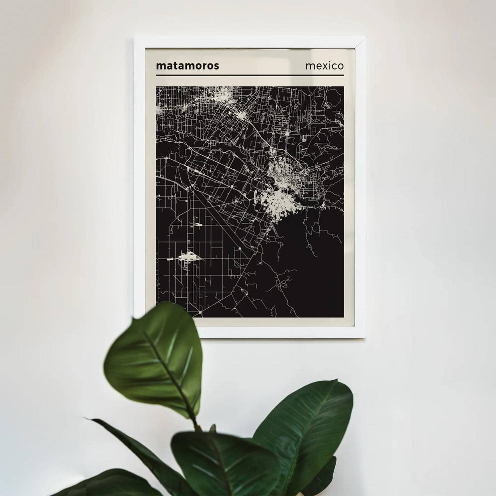 Matamoros, Mexico Map Poster – HypeSheriff