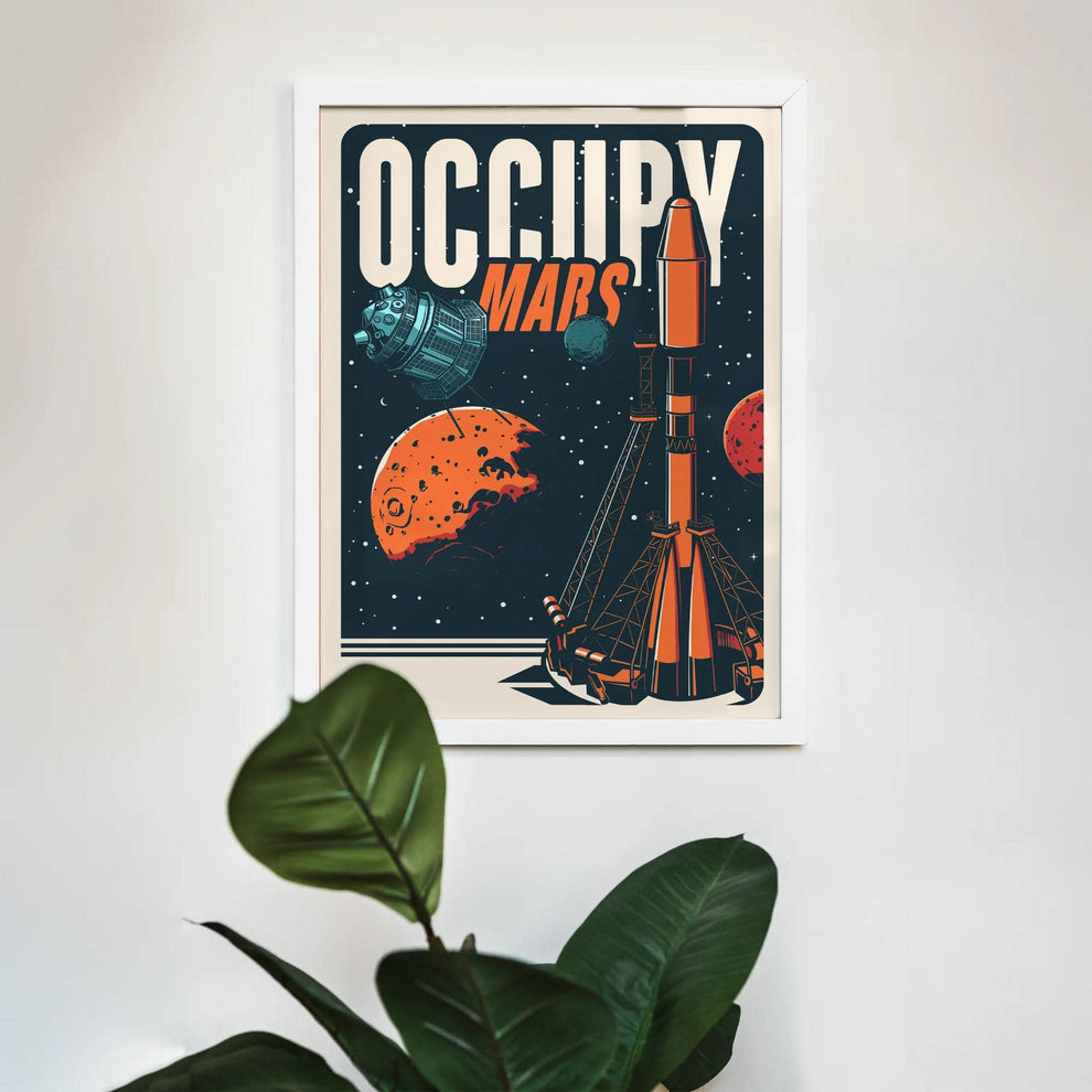 Occupy Mars Poster Print – HypeSheriff