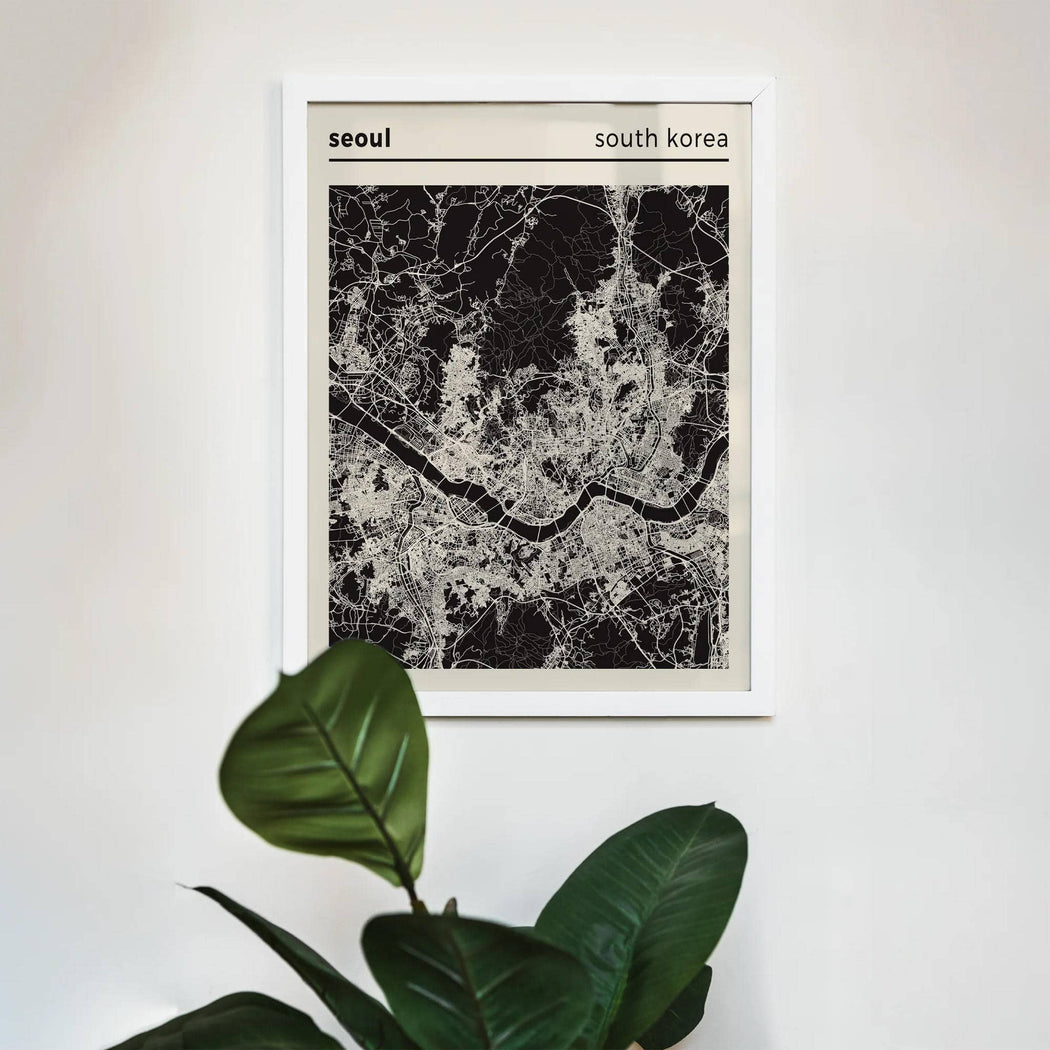 Seoul - South Korea Map Poster — HypeSheriff US